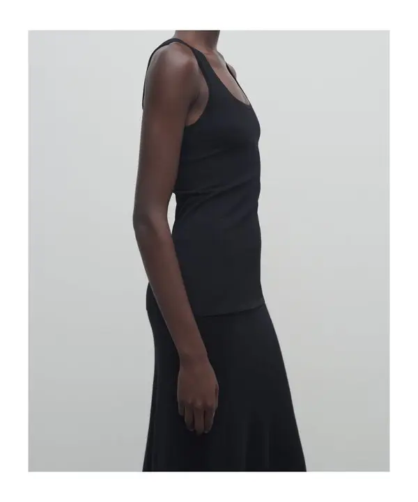 THE ROW Sleeveless Scoop-neck Vest