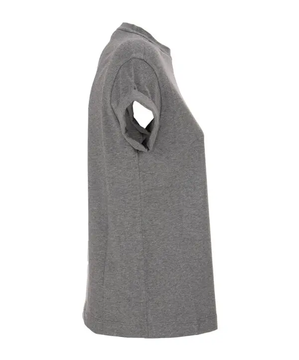 Brunello Cucinelli Rolled Sleeve T-shirt