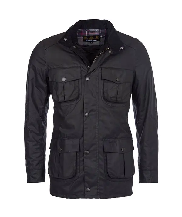 Barbour Long-sleeved Casual Jacket With Zipper Opening