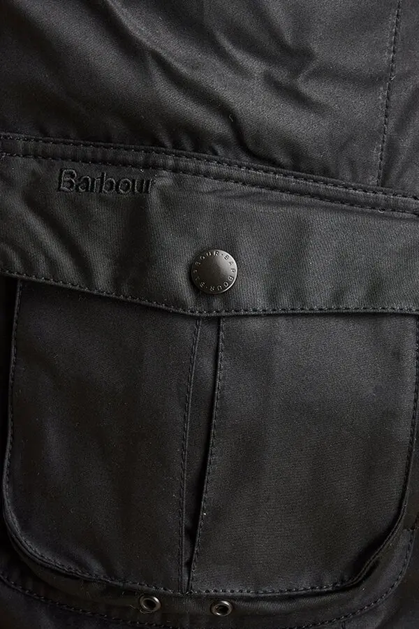 Barbour Long-sleeved Casual Jacket With Zipper Opening