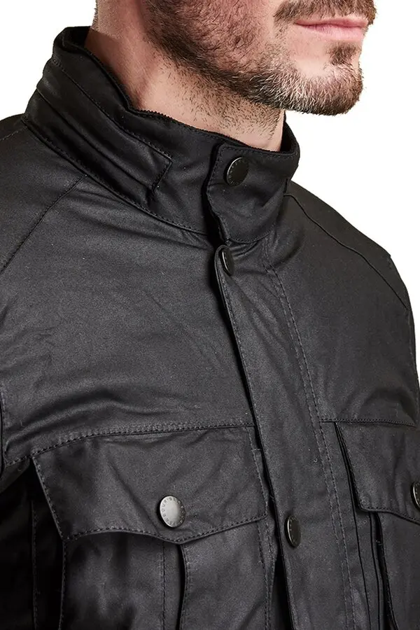 Barbour Long-sleeved Casual Jacket With Zipper Opening