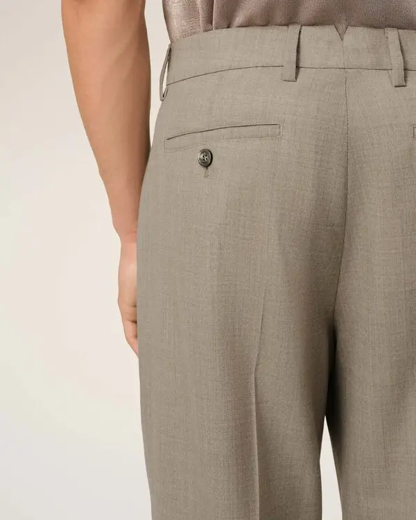 AMI Paris Straight Tailored Trousers
