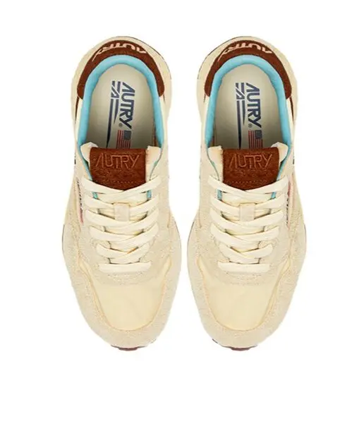 AUTRY Reelwind Low Top Sneakers - Beige/brown