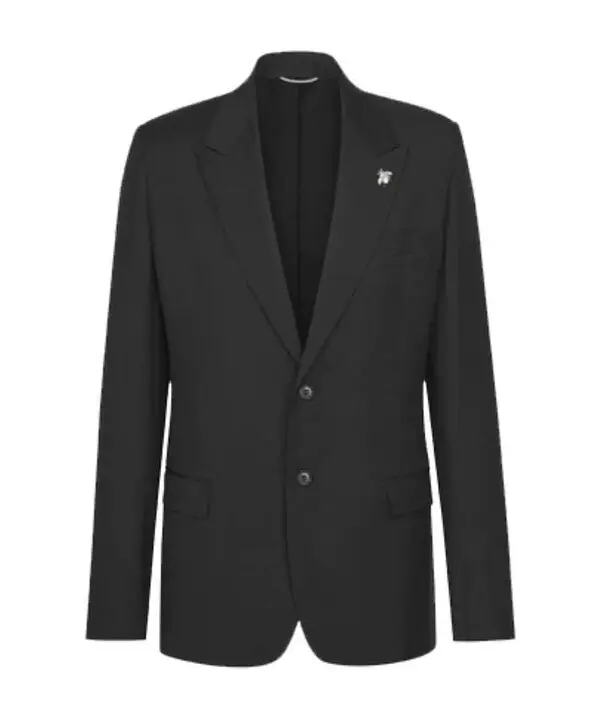 Dior Bee Embellished Single-breasted Jacket - Black