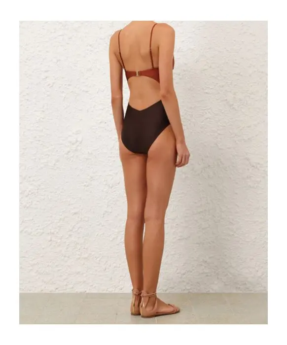 Zimmermann Aster Cut-out One-piece Swimsuit