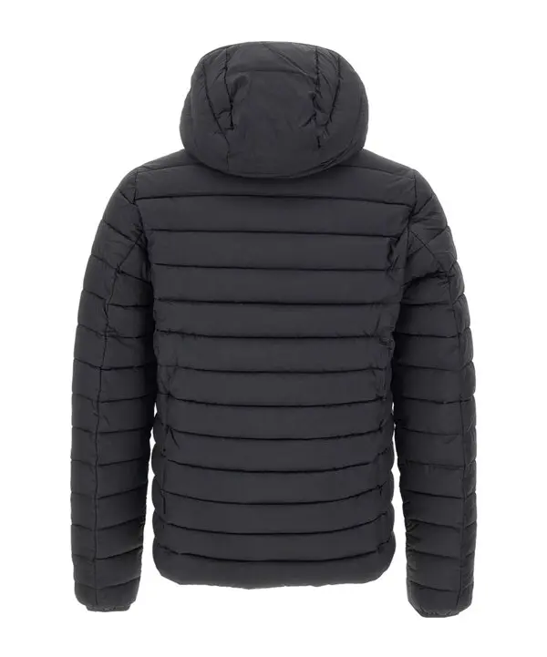 SAVE THE DUCK Hooded Puffer Jacket - Black