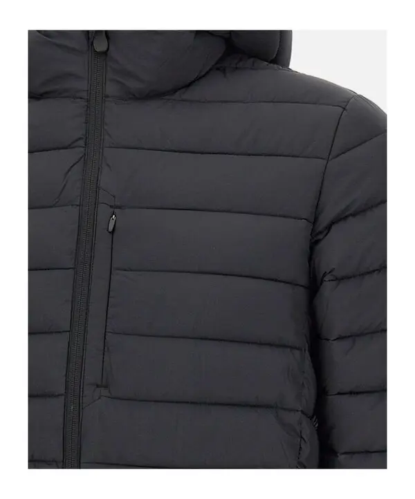 SAVE THE DUCK Hooded Puffer Jacket - Black
