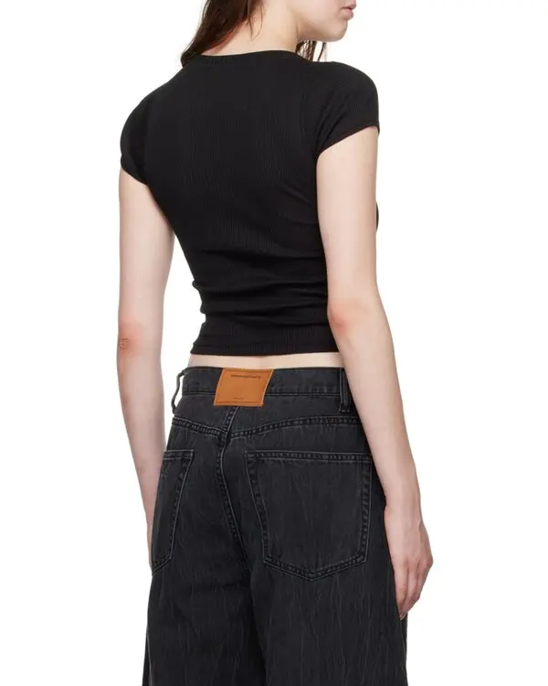 Alexander Wang Ribbed Cotton T-shirt