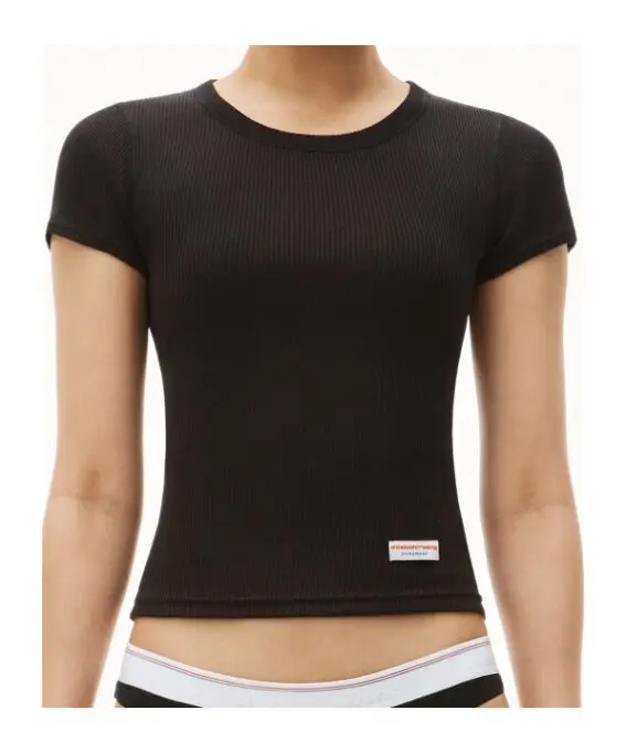 Alexander Wang Ribbed Cotton T-shirt