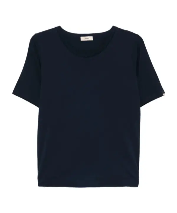 Herno Round Neck Short Sleeve T-shirt
