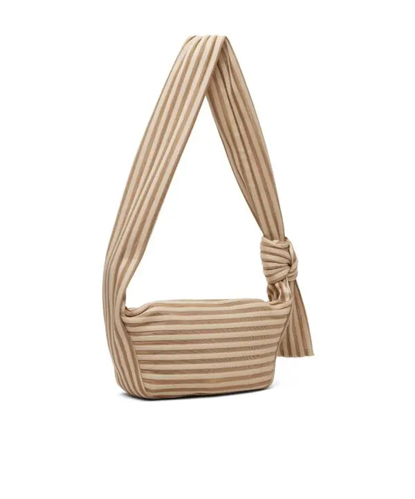 Issey Miyake Linear Knit Shoulder Bag