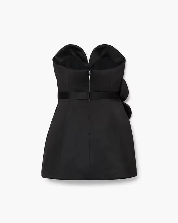Marc Jacobs Satin Daisy Belted Dress