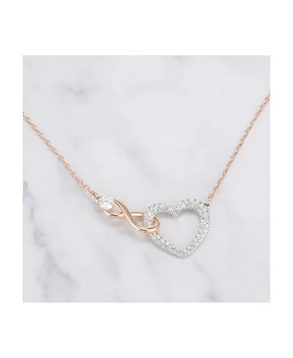 SWAROVSKI Infinity Heart Necklace