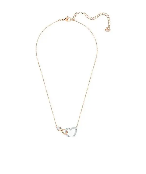 SWAROVSKI Infinity Heart Necklace - Yellow