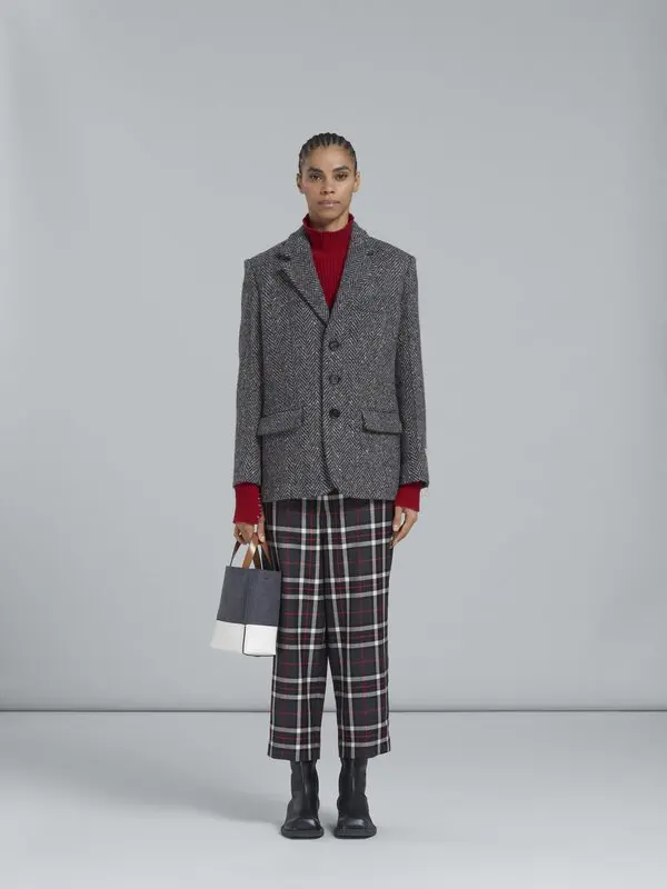 Marni Museo Mini Bag In Leather And Felt