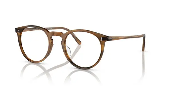 Oliver Spencer O'malley Oval Frame Eyeglasses - Brown