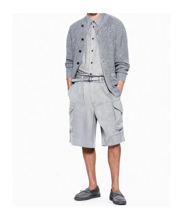 Giorgio Armani Short-sleeve Linen Shirt