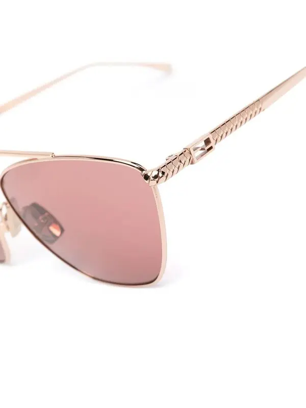 Fendi Baguette Aviator Frame Sunglasses