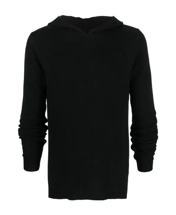 Rick Owens Hooded Knitted Pullover