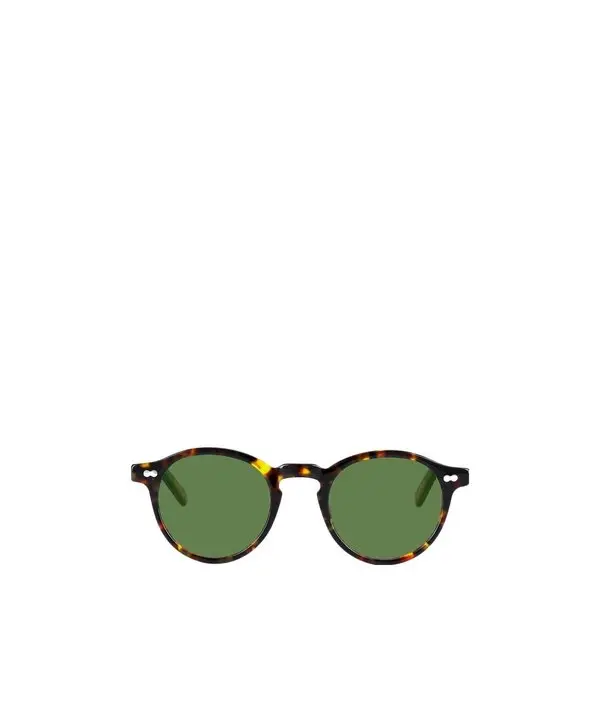 MOSCOT Miltzen Round Frame Sunglasses - Green