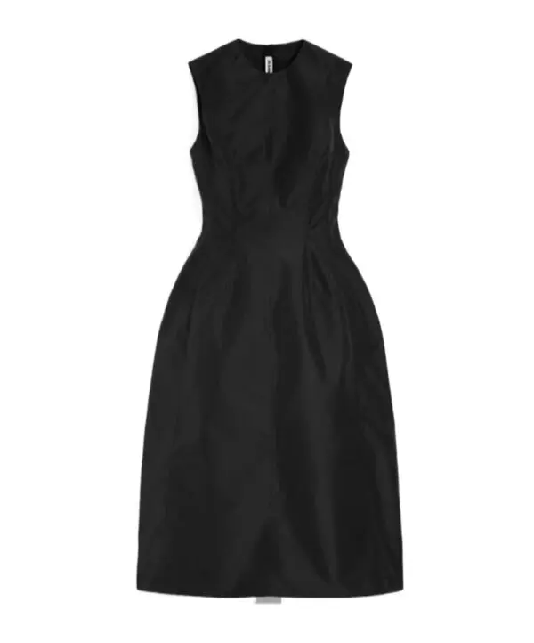 JIL SANDER Sleeveless A-line Midi Dress