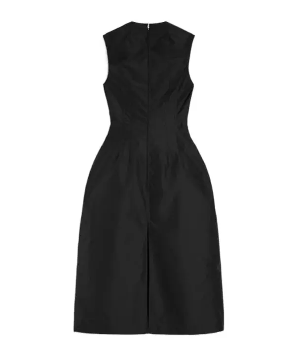 JIL SANDER Sleeveless A-line Midi Dress