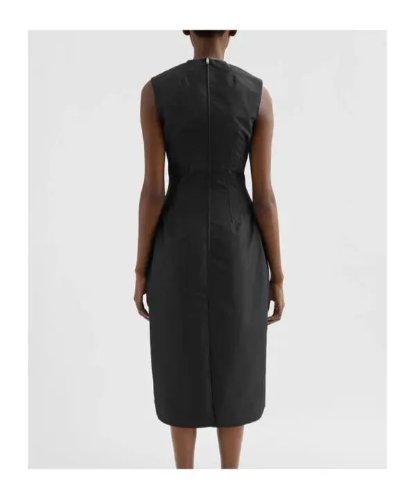 JIL SANDER Sleeveless A-line Midi Dress