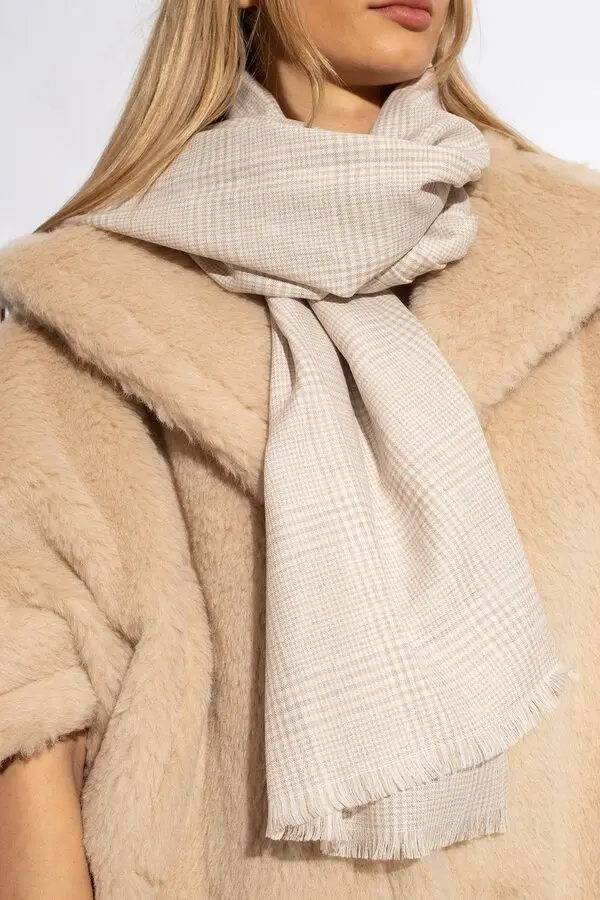 Max Mara Plaid Scarf