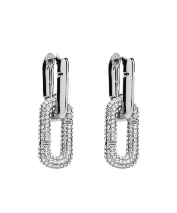 Marc Jacobs The Pop J Marc Pave Drop Earrings
