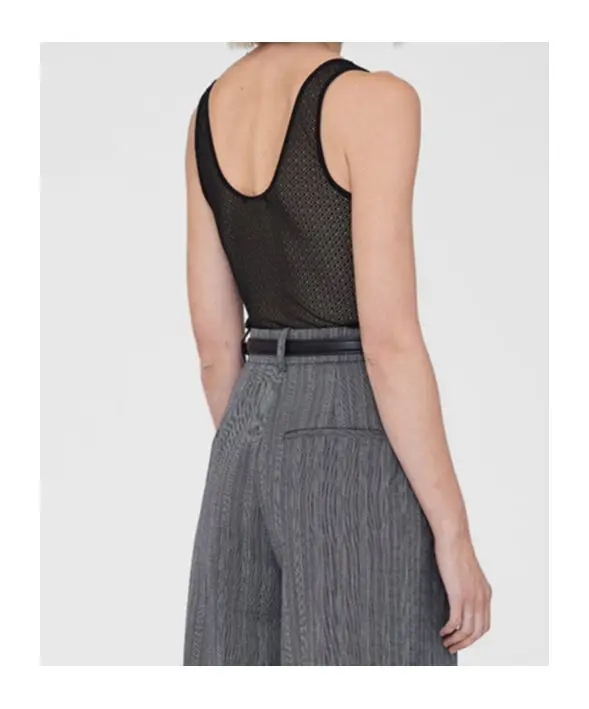 ANINE BING Alysha Mesh Bodysuit