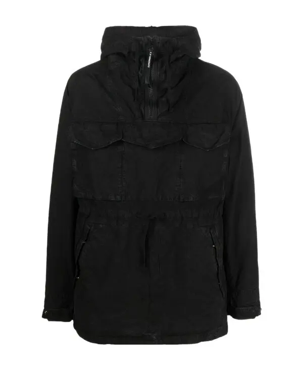 C.P. COMPANY Goggles Detail Zip-up Hooded Jacket