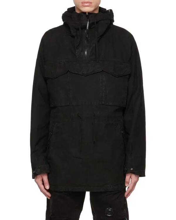 C.P. COMPANY Goggles Detail Zip-up Hooded Jacket
