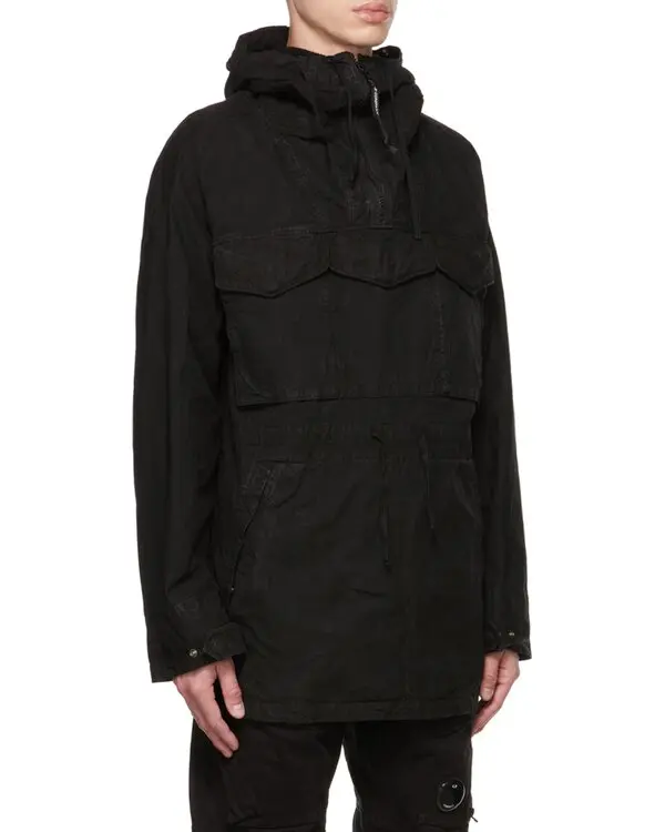 C.P. COMPANY Goggles Detail Zip-up Hooded Jacket