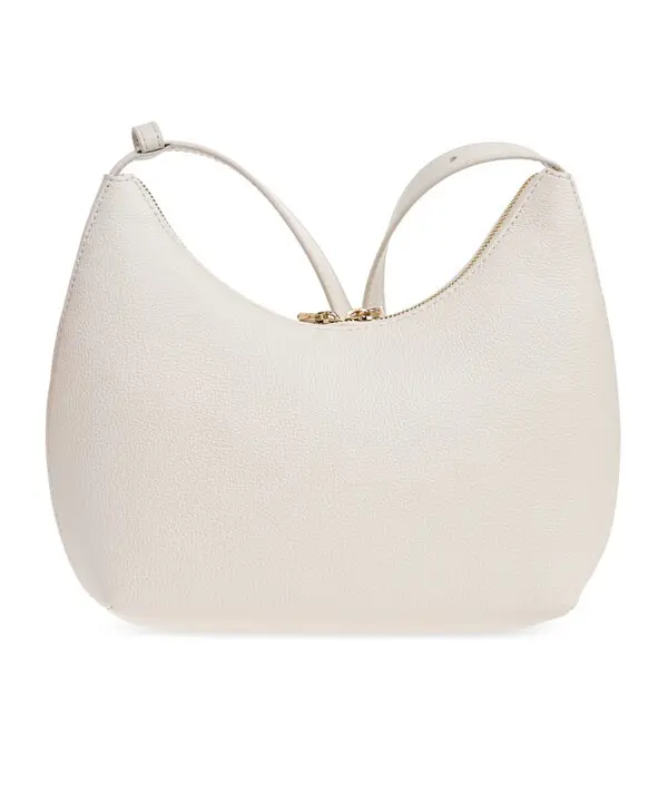 Furla Goccia Small Zipper Shoulder Bag - White