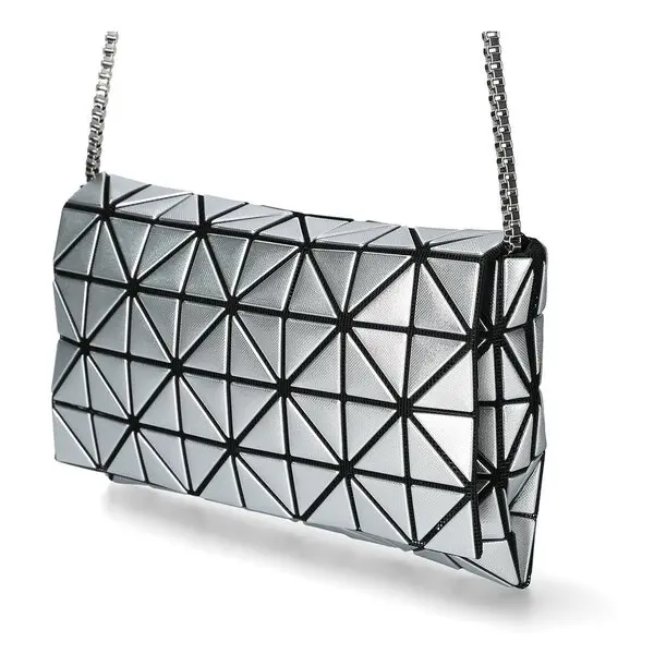 Issey Miyake Platinum Copret Crossbody Bag