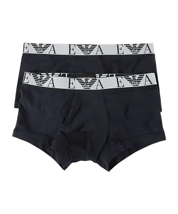 Emporio Armani Logo Underwear 2-piece Pack - Black