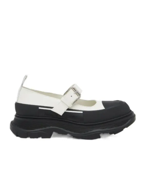 Alexander McQueen Buckle-strap Mary Jane Pumps
