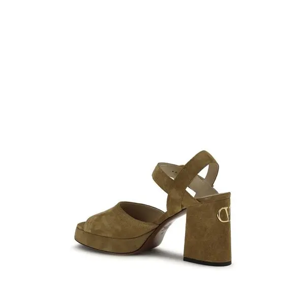 Valentino Garavani Open-toe Chunky Heel Sandals