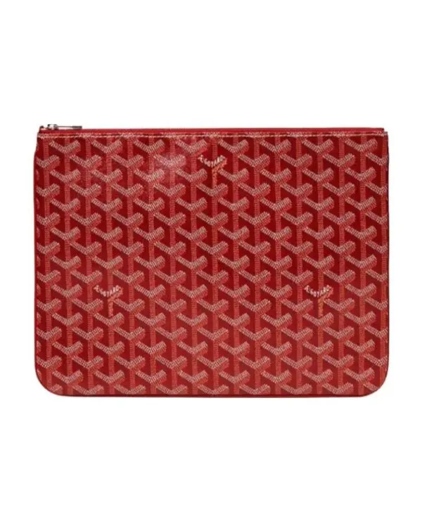 Goyard Senat Pouch Series Clutch - Red