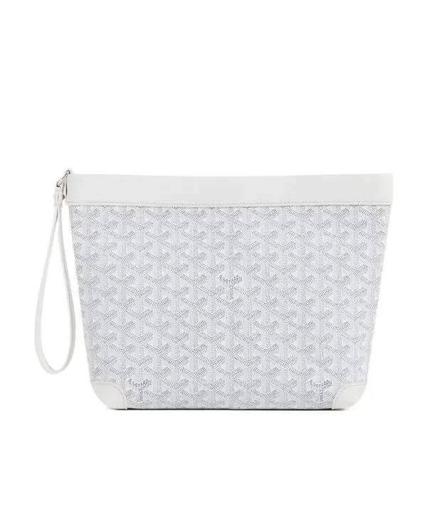 Goyard Conti Clutch - White