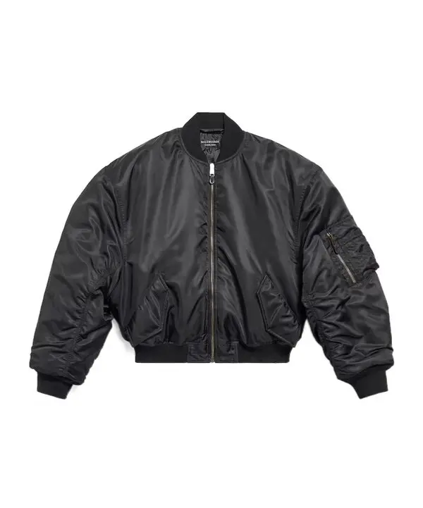 Balenciaga Standard Bomber Jacket - Black