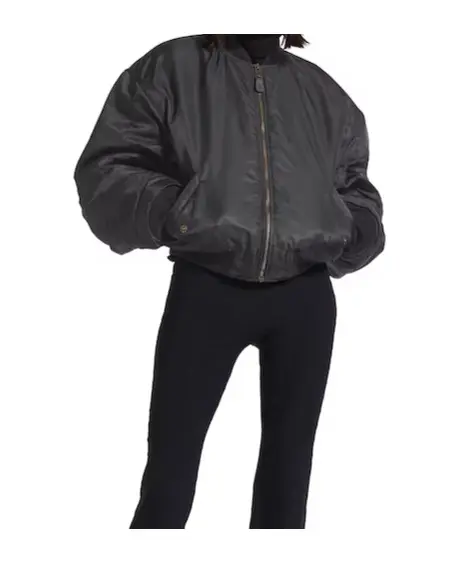 Balenciaga Standard Bomber Jacket - Black