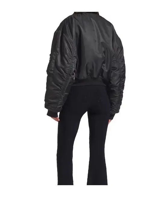 Balenciaga Standard Bomber Jacket - Black
