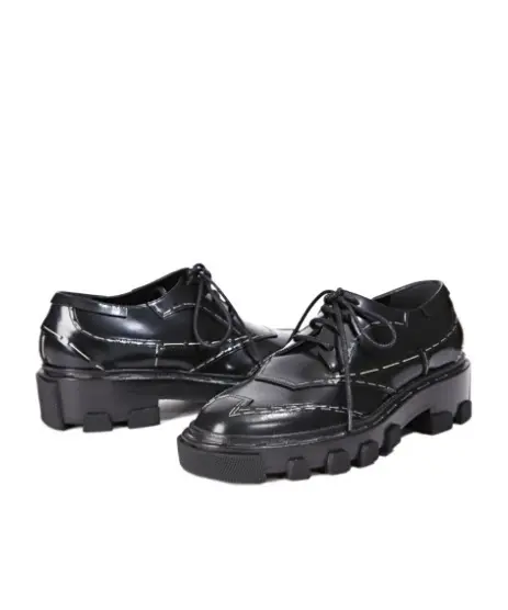 Balenciaga Stitched Lace-up Shoes