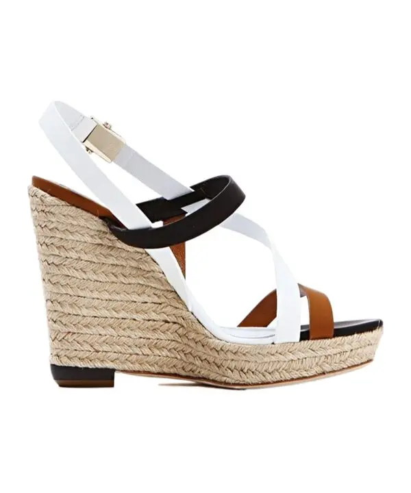 Dior Espadrille Wedge Sandals