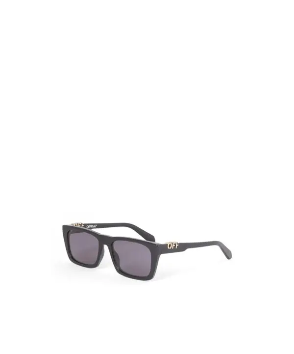 Off-White Full Frame Rectangle Sunglasses - Black