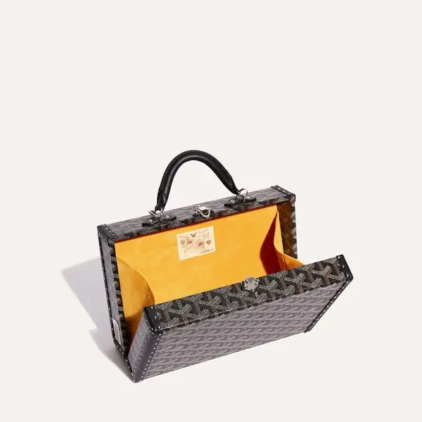 Goyard Grand Hotel Luggage Trunk Clasp Top Handle Bag