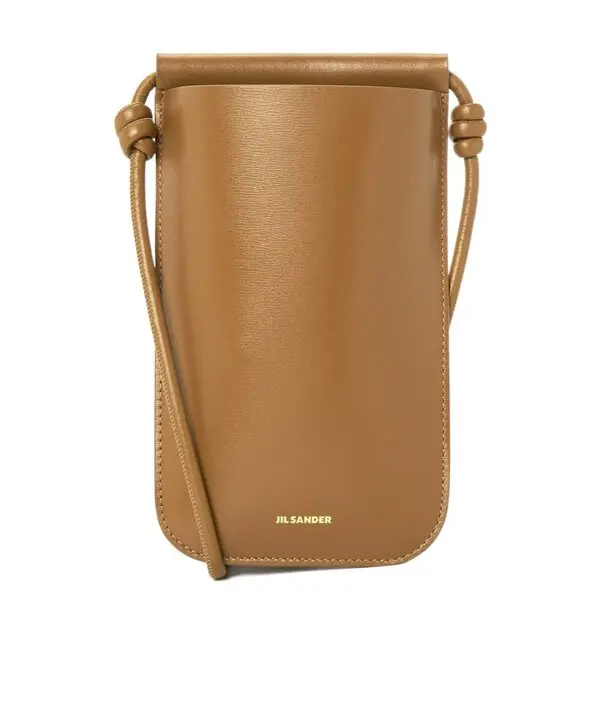 JIL SANDER Single Shoulder Phone Bag - Acorn Color/brown
