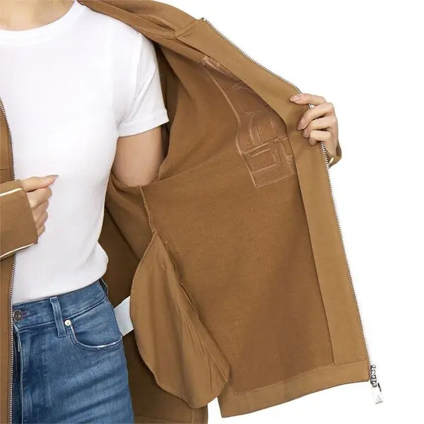 Max Mara Long-sleeved Zip-up Hooded Casual Jacket