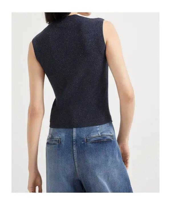 Brunello Cucinelli V-neck Knitted Vest